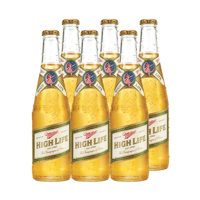 Cerveza Miller High Life Botella 355 X6